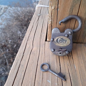 Miniature Mini Cast Iron Colt Pistol Case Cabinet Lock & Keys - Etsy