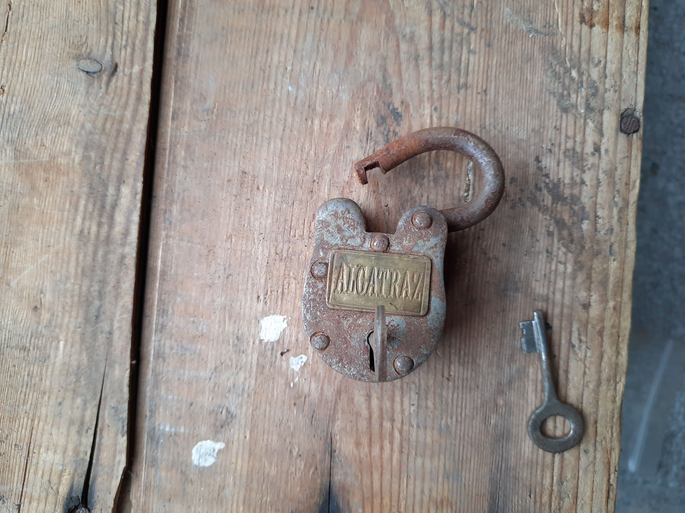 Miniature Mini Cast Iron Alcatraz Prison Lock & Keys Padlock - Etsy