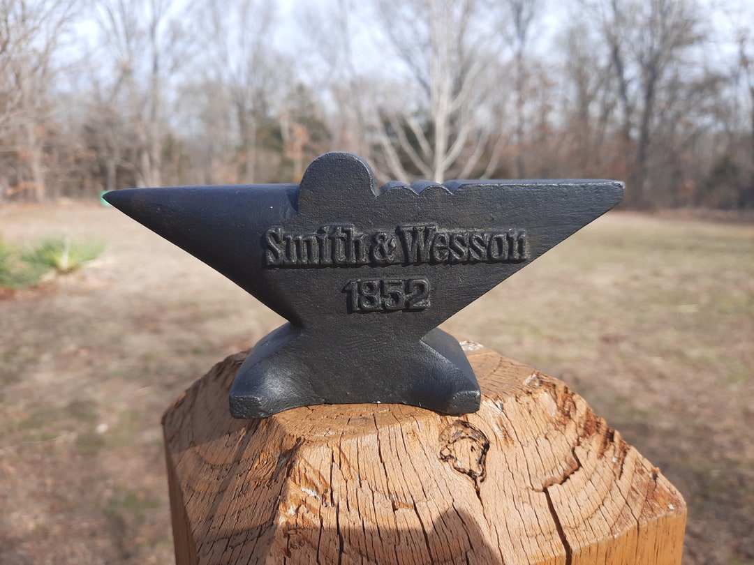 Large Heavy Cast Iron 1852 Smith & Wesson Anvil Gun Blacksmith - Etsy