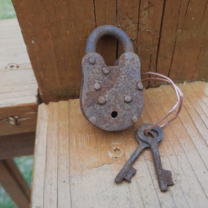 Miniature Mini Cast Iron Alcatraz Prison Lock & Keys Padlock - Etsy