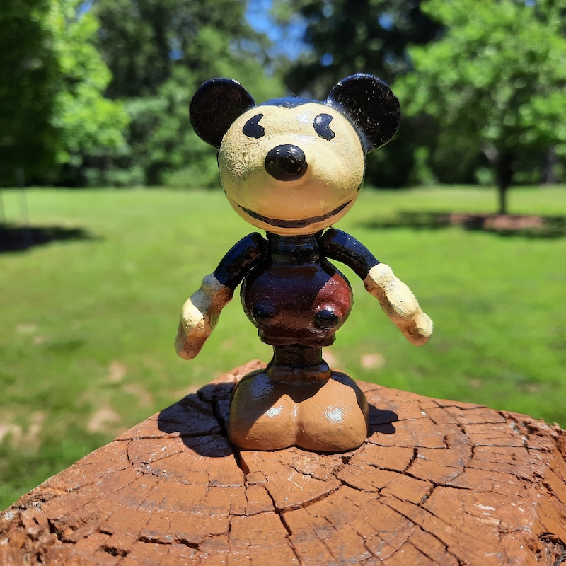 Small Mickey Mouse Figurine - Etsy