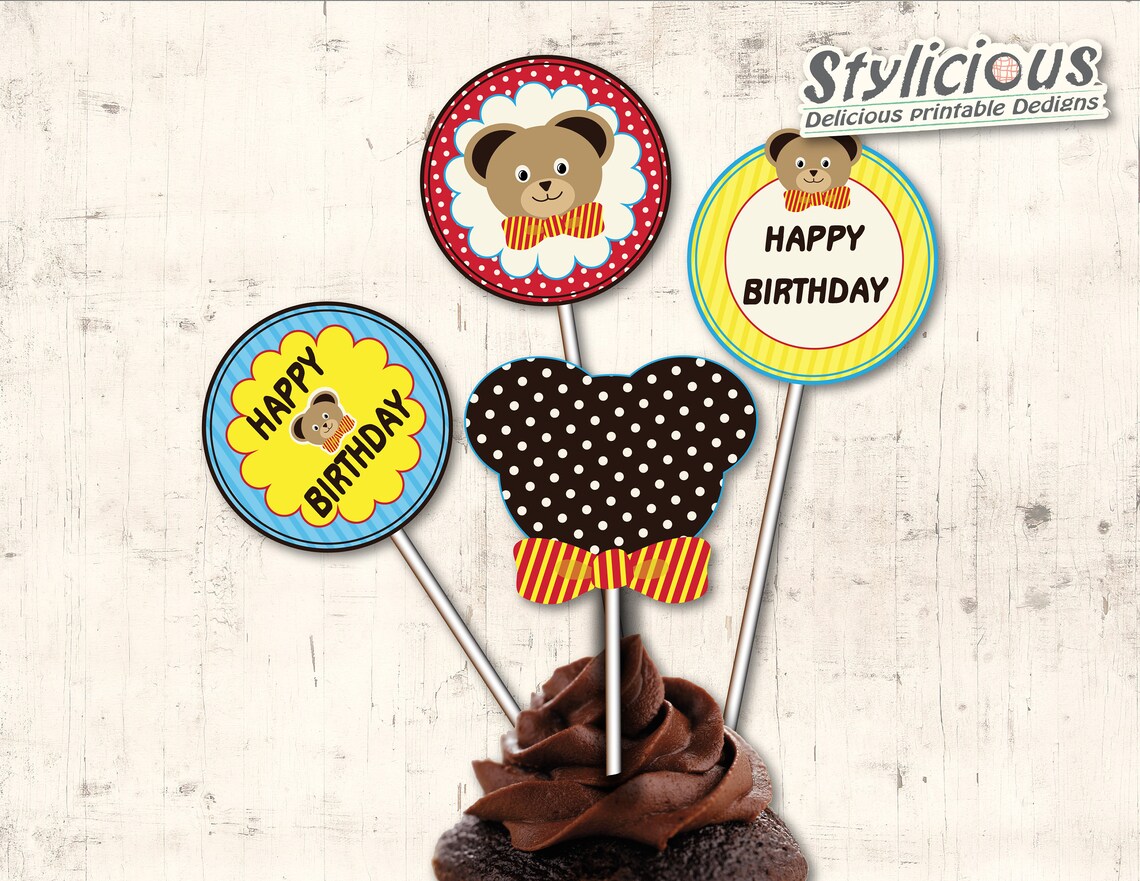 Teddy Bear Birthday Party Theme - Toddler Boy Birthday Party Decration ...