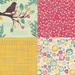 Floral Pattern Digital Paper Pack - Birds Printable Paper - Flowers and ...