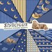 Sweet Dreams Pattern Digital Paper Pack - Baby Printable Paper ...