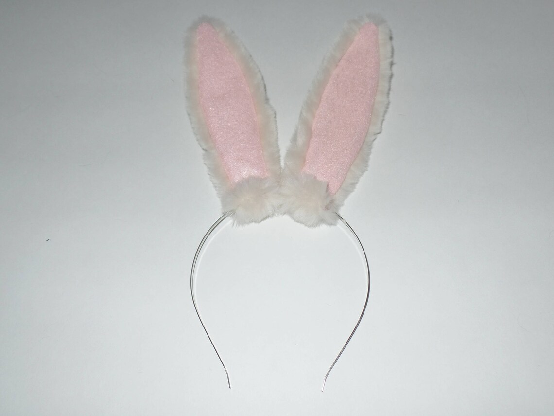 Handmade Rabbit Ears and Tail Set - Etsy