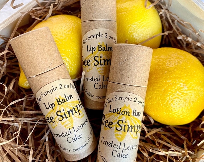 Zero Waste Lip Balm, Lemon, Bee Gift - Etsy