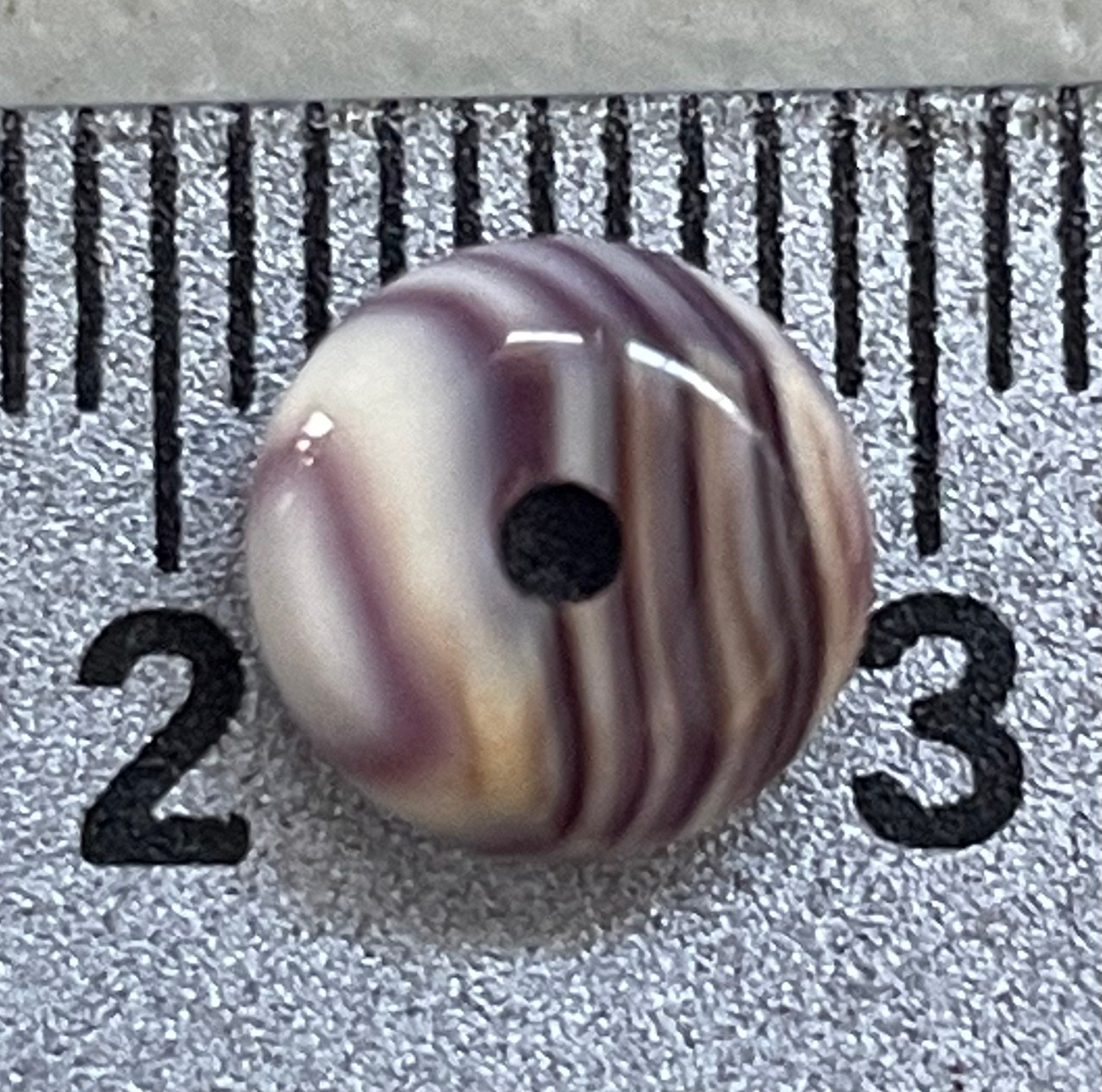 5202 6x3mm Disc 2mm Hole Wampum Quahog Bead - Etsy