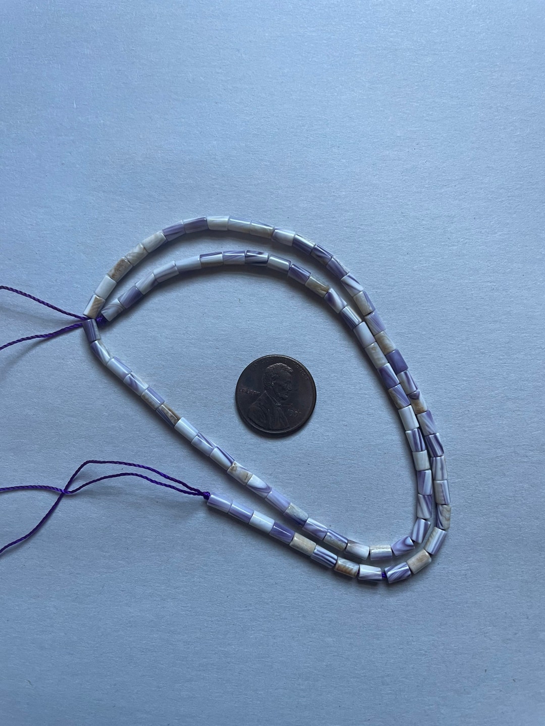 5002 5x3mm Strand Wampum Quahog Shell Beads Light Color 16” - Etsy