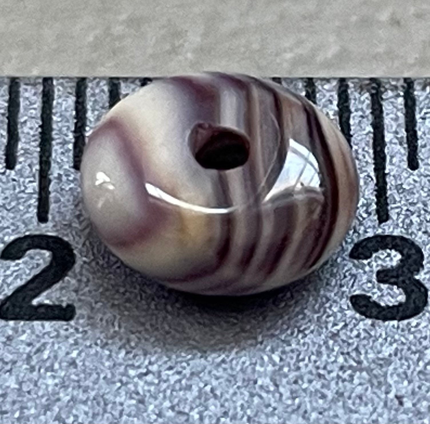 5202 6x3mm Disc 2mm Hole Wampum Quahog Bead - Etsy
