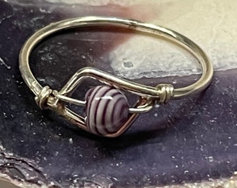 Wampum Shell Ring - Etsy