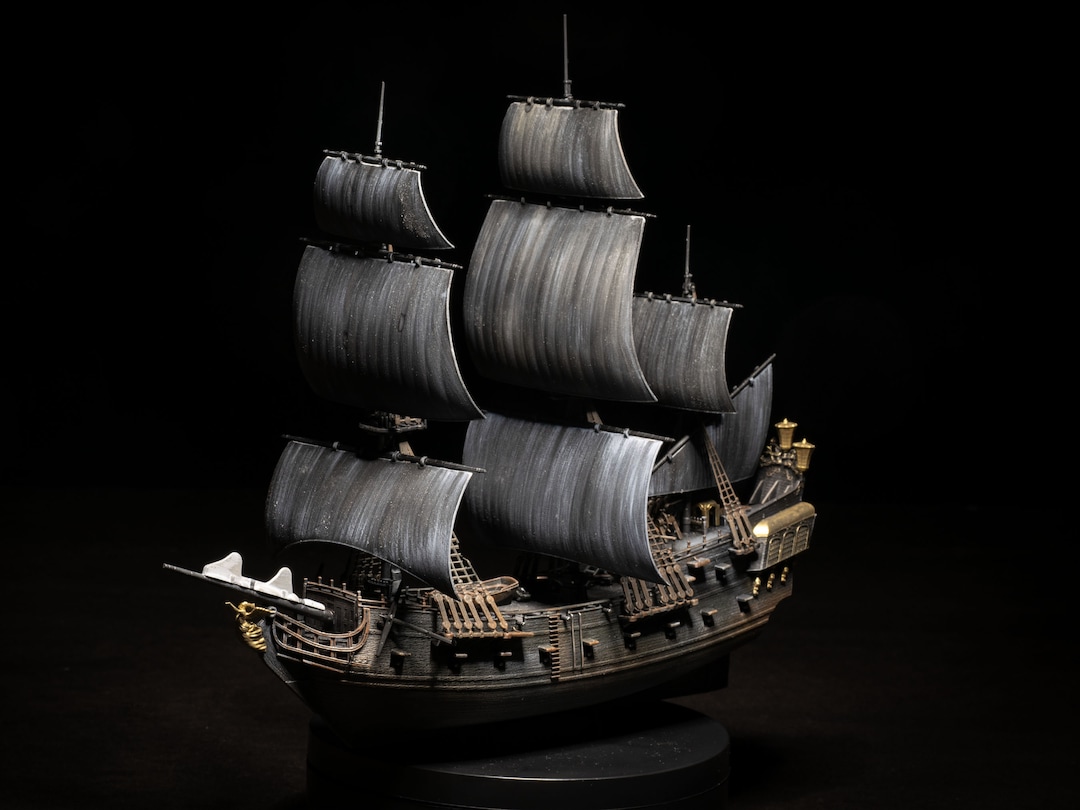 Black Pearl Pirate Ship - Pirates of the Caribbean - Etsy