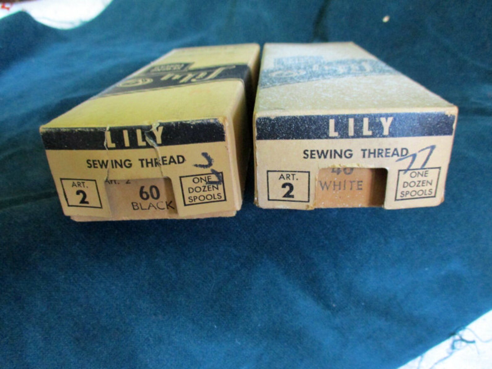 Lily Sewing Thread on Foam Spools in Original Shipment Boxes - Etsy