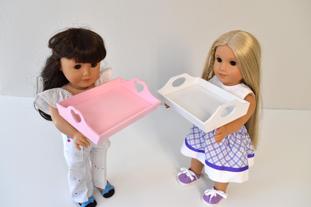 Doll Serving Tray With Handles – Customizable Colors & Styles – for ...