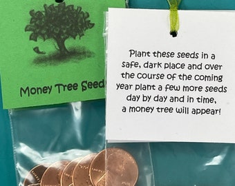 Money Tree Seeds Gag Gift, Teen, Retirement, Kid, Stocking Stuffer ...