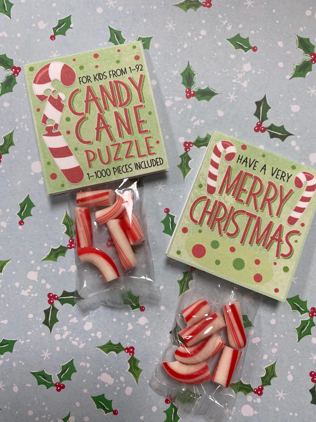 Candy Cane Puzzle - Etsy