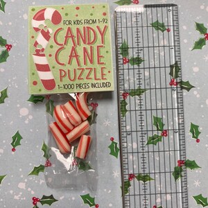 Candy Cane Puzzle - Etsy