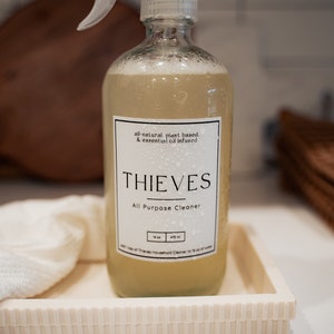 All Purpose Cleaner Label - Set of 1 | Modern Vinyl Design | All ...