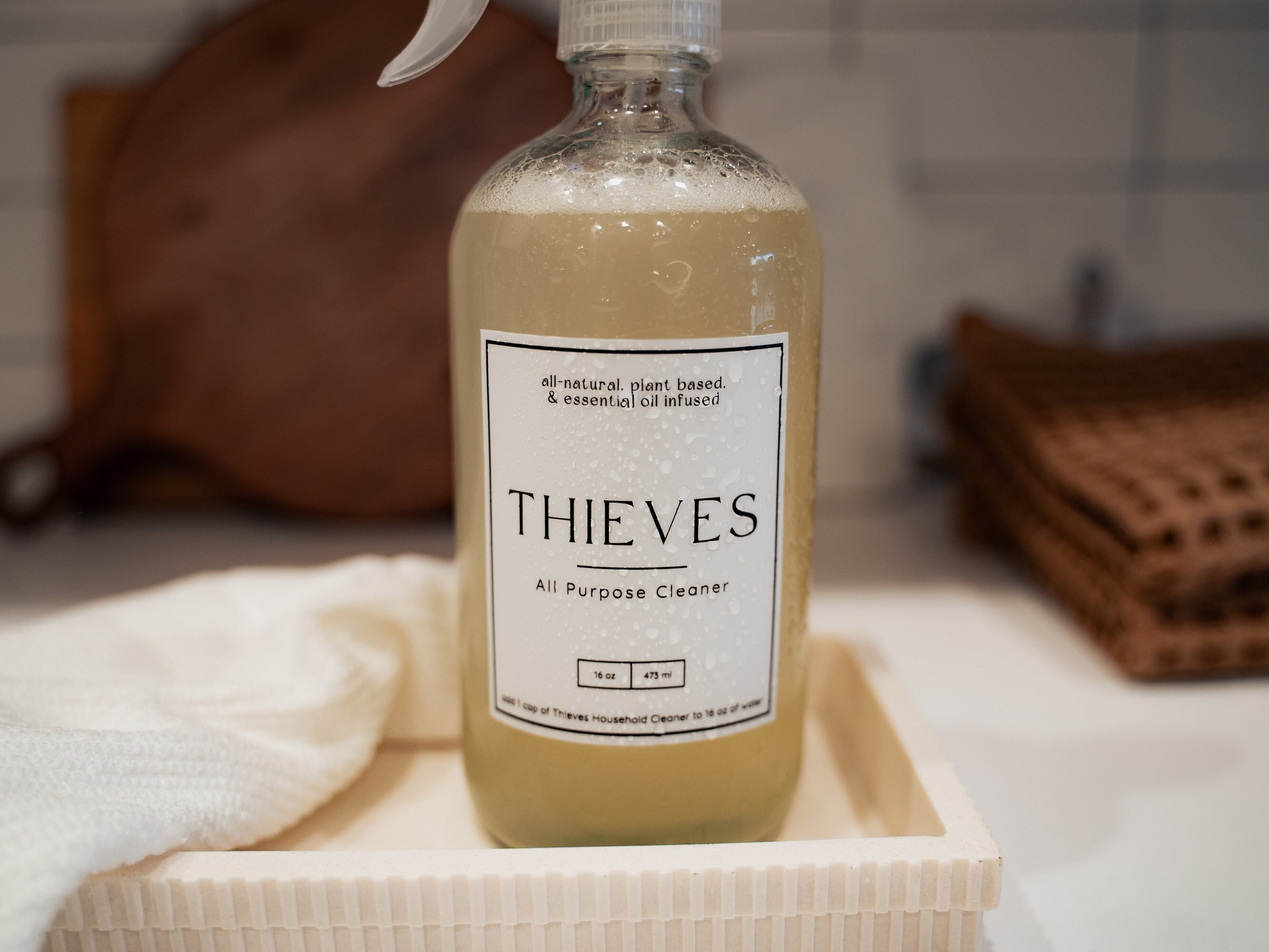 All Purpose Cleaner Label - Set of 1 | Modern Vinyl Design | All ...