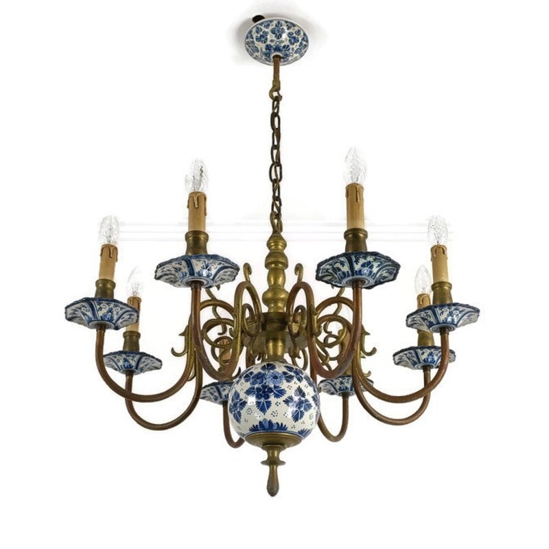 Delft Chandelier - Etsy