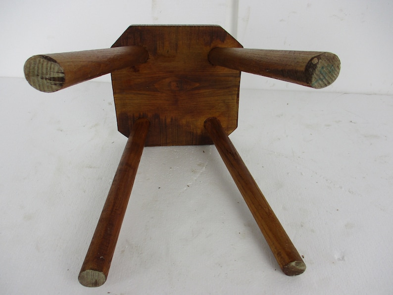 Vintage Milk Milking Stool Farmhouse Country Barn Style Side - Etsy
