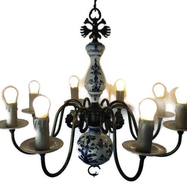 Delft Chandelier - Etsy