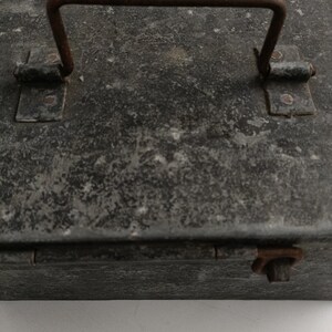 Merchant Cash Chest Money Box Old Hand Crafted Iron Antique Primitive ...