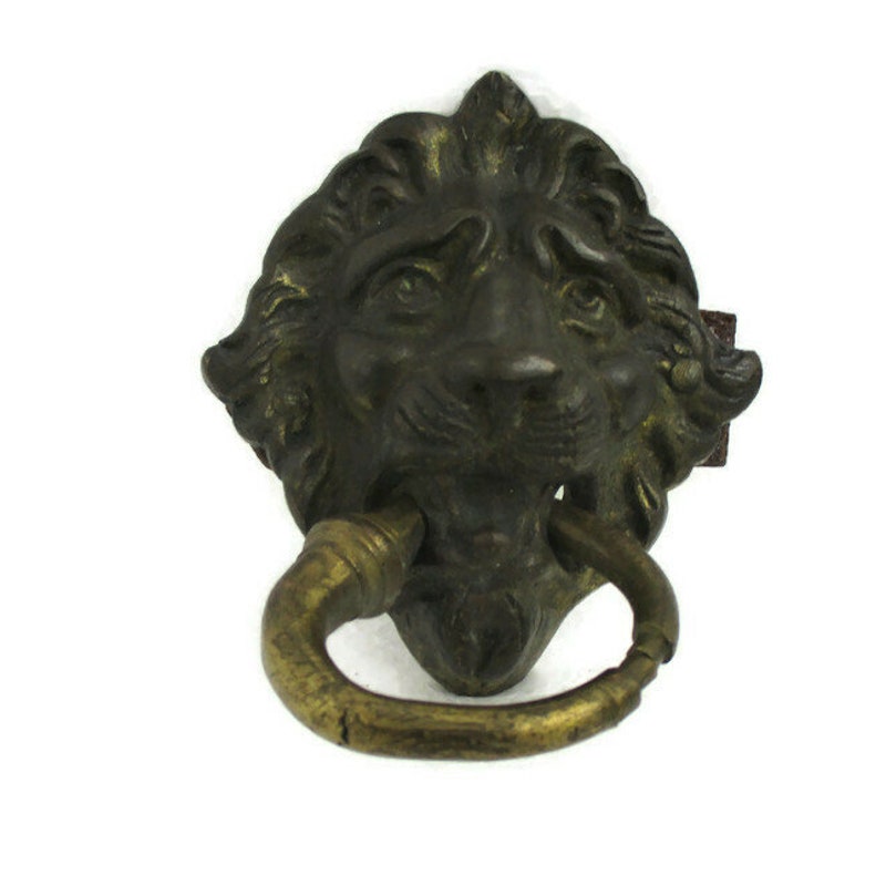 Lion Knocker Drawer Pull - Etsy