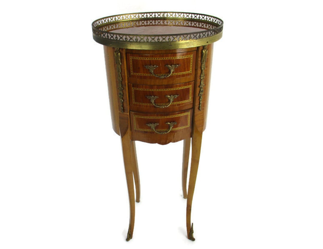 Gorgeous Marquetry Inlay Chest of Drawers Dresser Cabinet Wood Italian ...