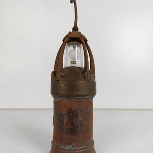 Antique Authentic Miner Davy Safety Lamp Brass Table Lamp Decorative - Etsy
