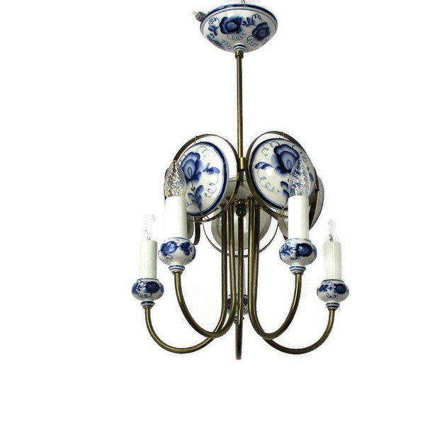 Delft Chandelier - Etsy