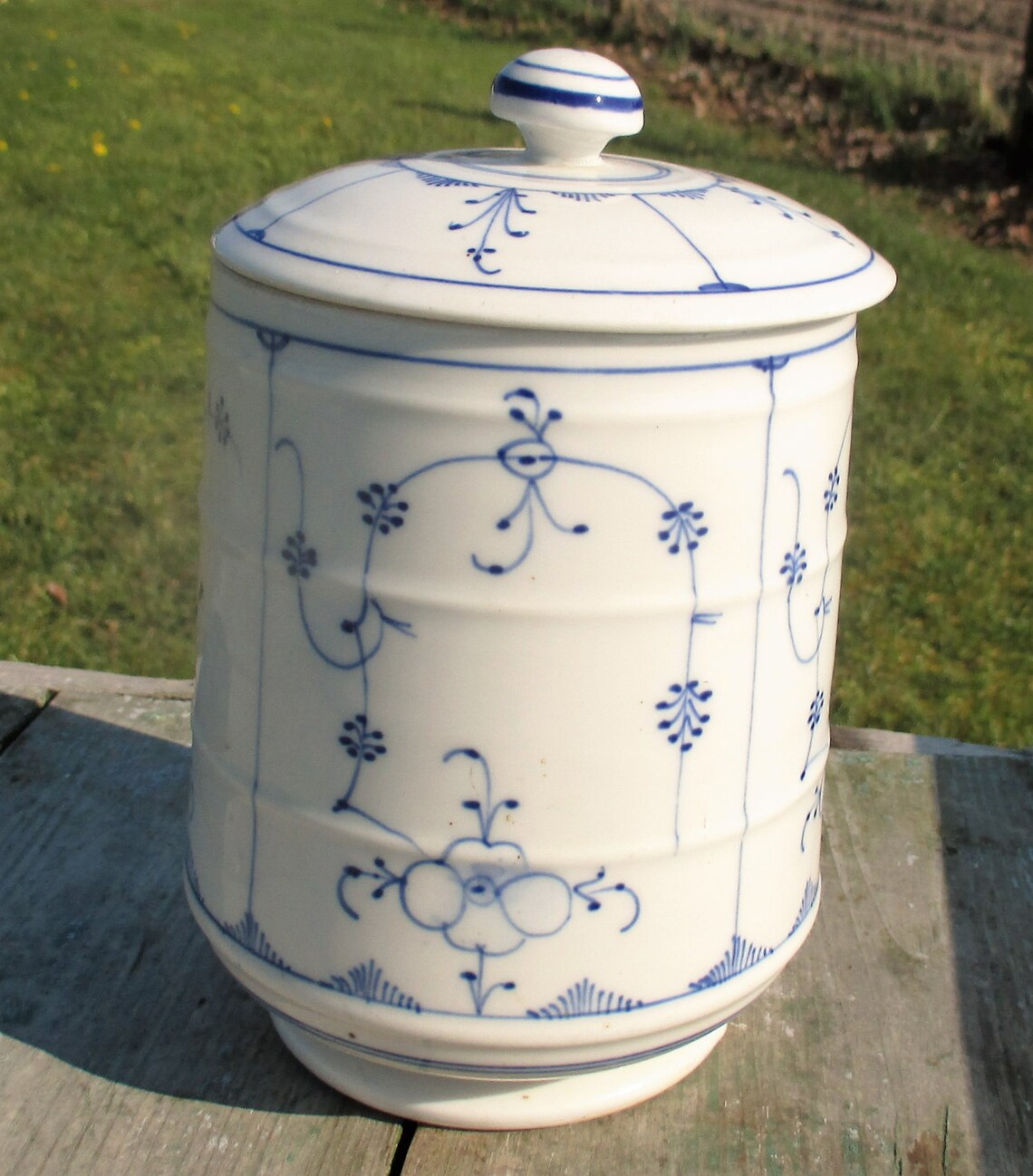 Antique 19th Century Rauenstein Coffee Jar Porcelain Germany | Etsy