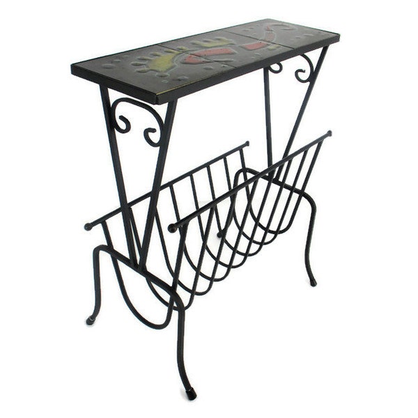 Magazine Rack Table - Etsy