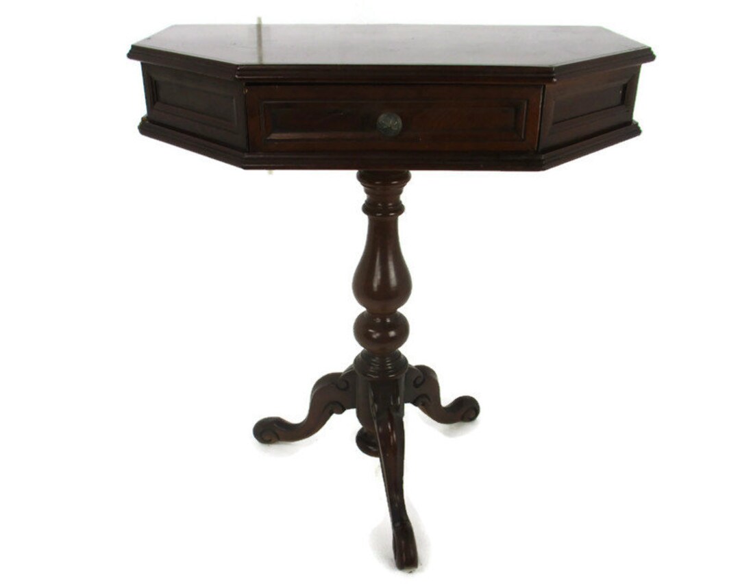 Hallway Telephone Side Occasional Table Edwardian Style Vintage Mid ...