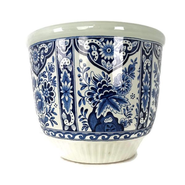 Delft Blue Planter - Etsy