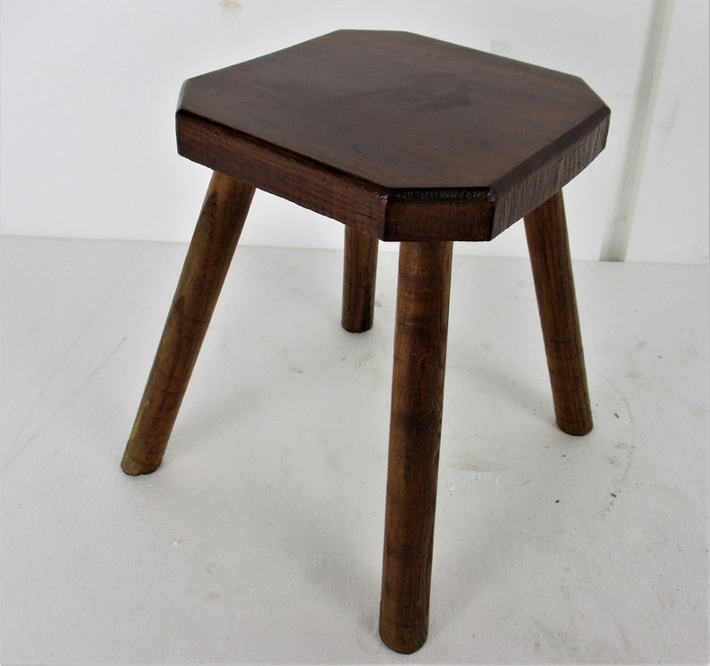 Vintage Milk Milking Stool Farmhouse Country Barn Style Side - Etsy
