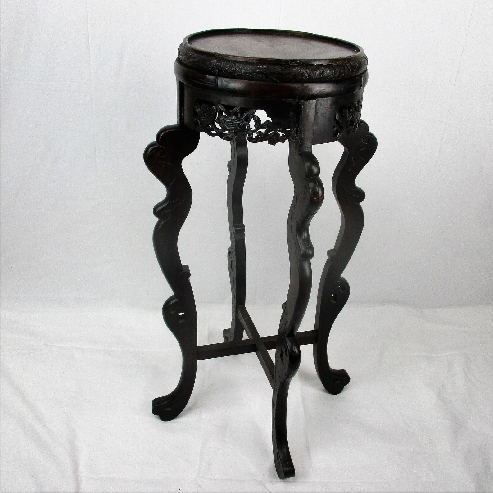 Gorgeous Wooden Ornate Side Display Table Pedestal Plant Stand | Etsy