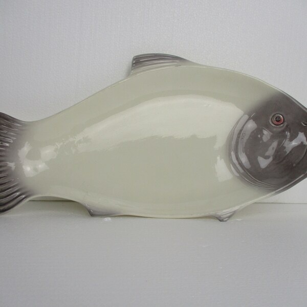 Porcelain Fish Plate - Etsy