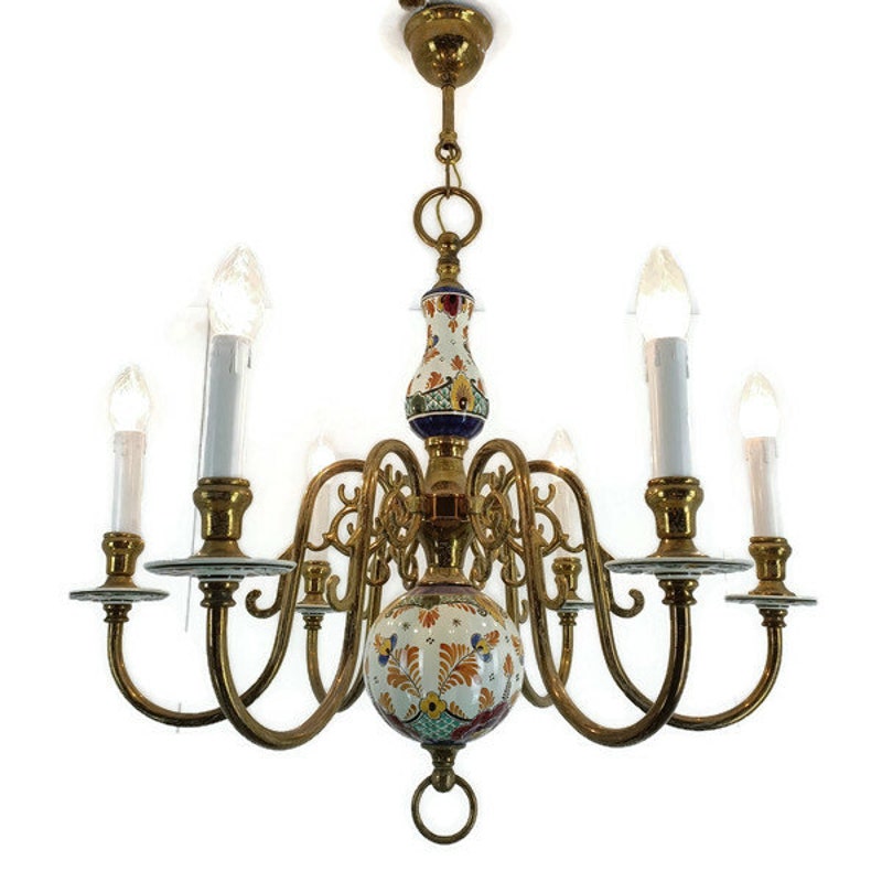Delft Chandelier - Etsy