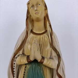 Large Monastry Chapel Statue Virgin Mary Madonna Our Lady of Lourdes ...