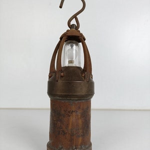 Antique Authentic Miner Davy Safety Lamp Brass Table Lamp Decorative - Etsy