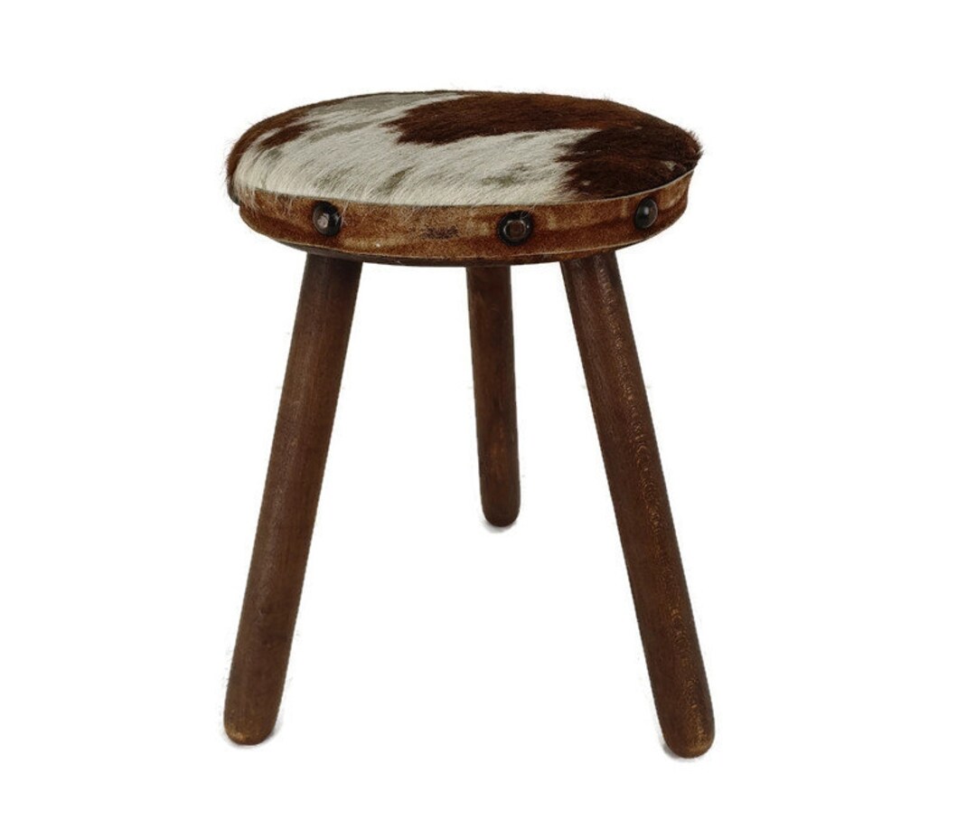 Old Milk Milking Stool Farmhouse Country Barn Style French Tripod Side ...