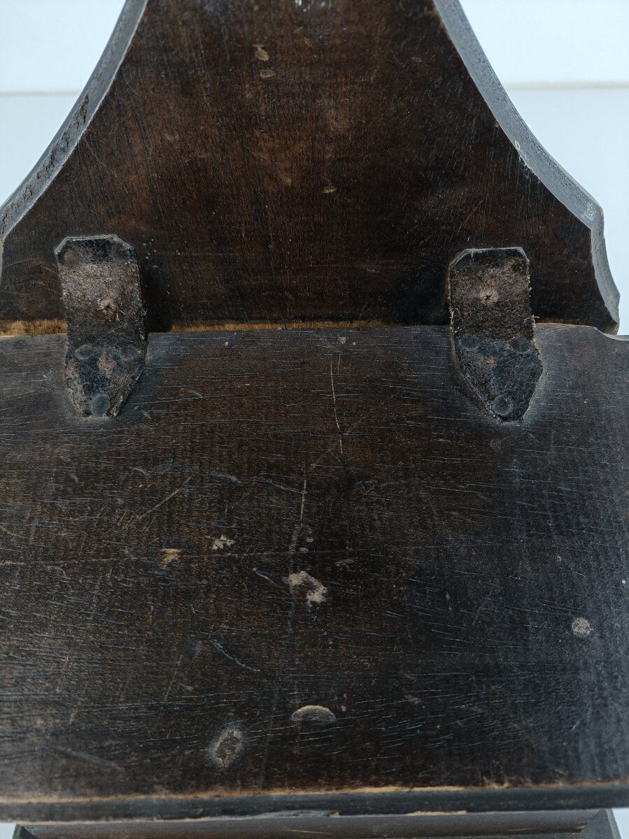 Small Antique Wooden Hang Cabinet for Flour or Coffee Barn Farmhouse ...