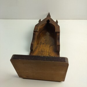 Wooden Chapel Niche for Statue Art Deco Standing Hanging Vintage Ornate ...