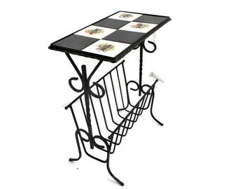 Magazine Rack Table - Etsy