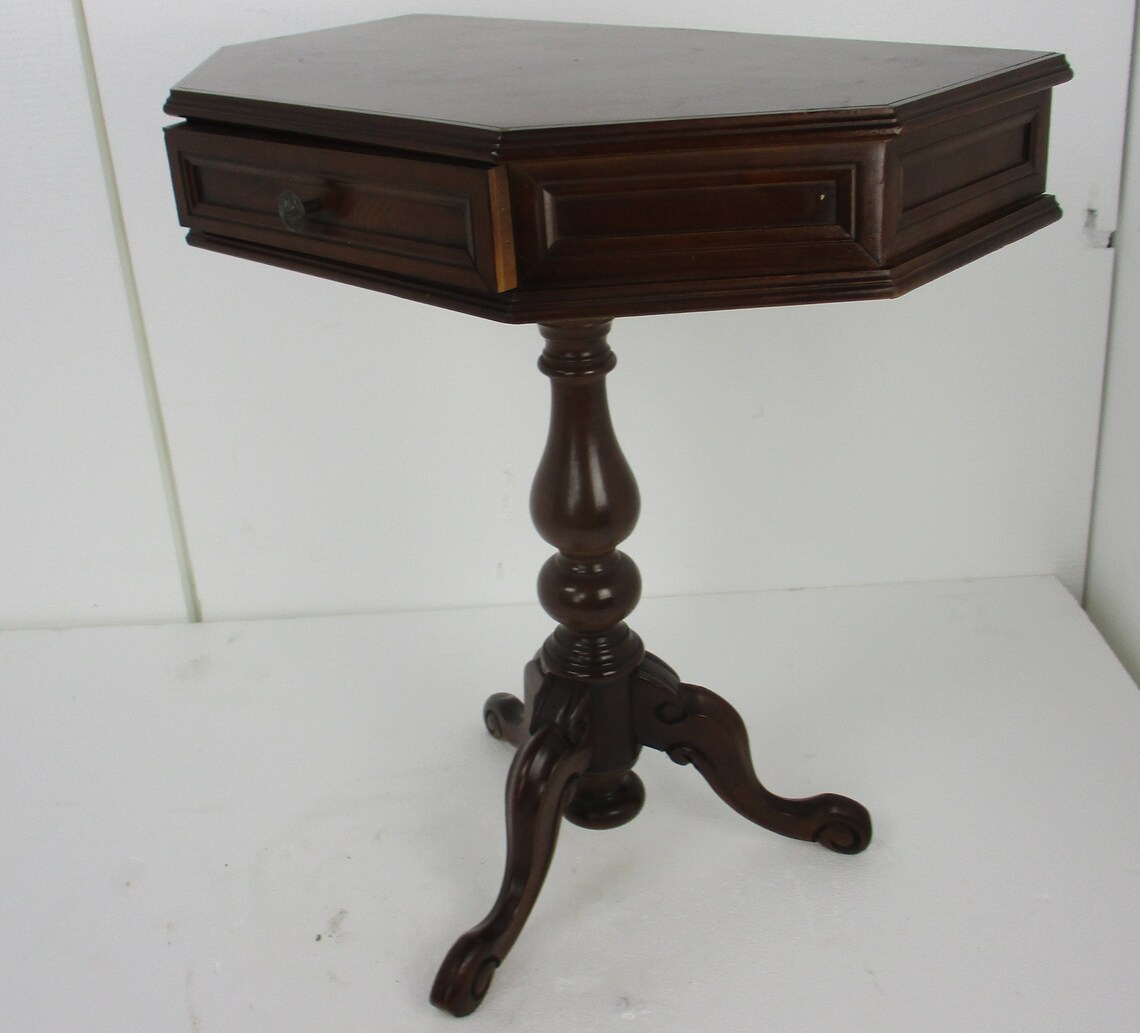 Hallway Telephone Side Occasional Table Edwardian Style Vintage Mid ...