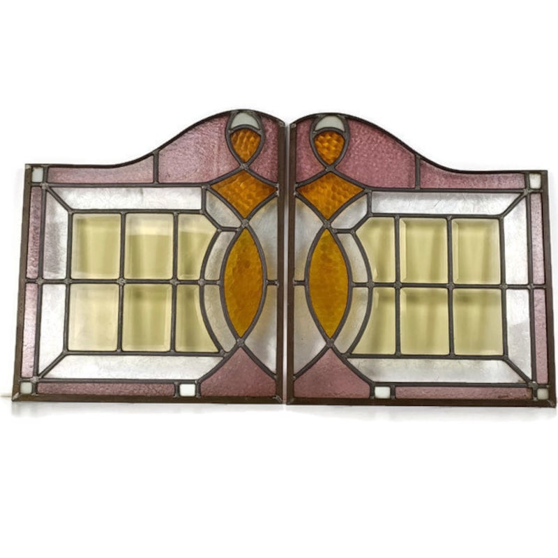 Leaded Glass Panel - Etsy