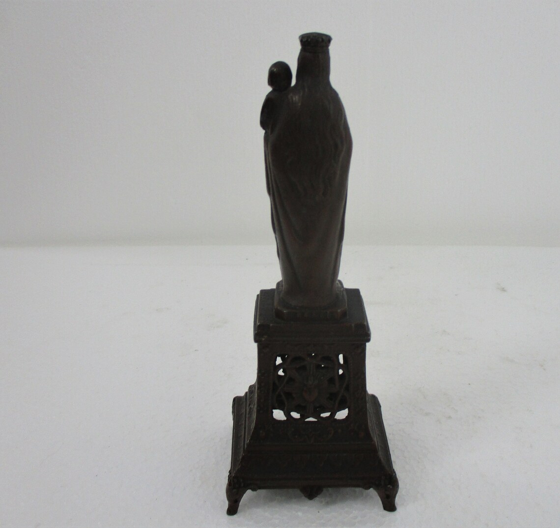 Miniature Statue Virgin Mary Our Lady Madonna Infant Jesus - Etsy