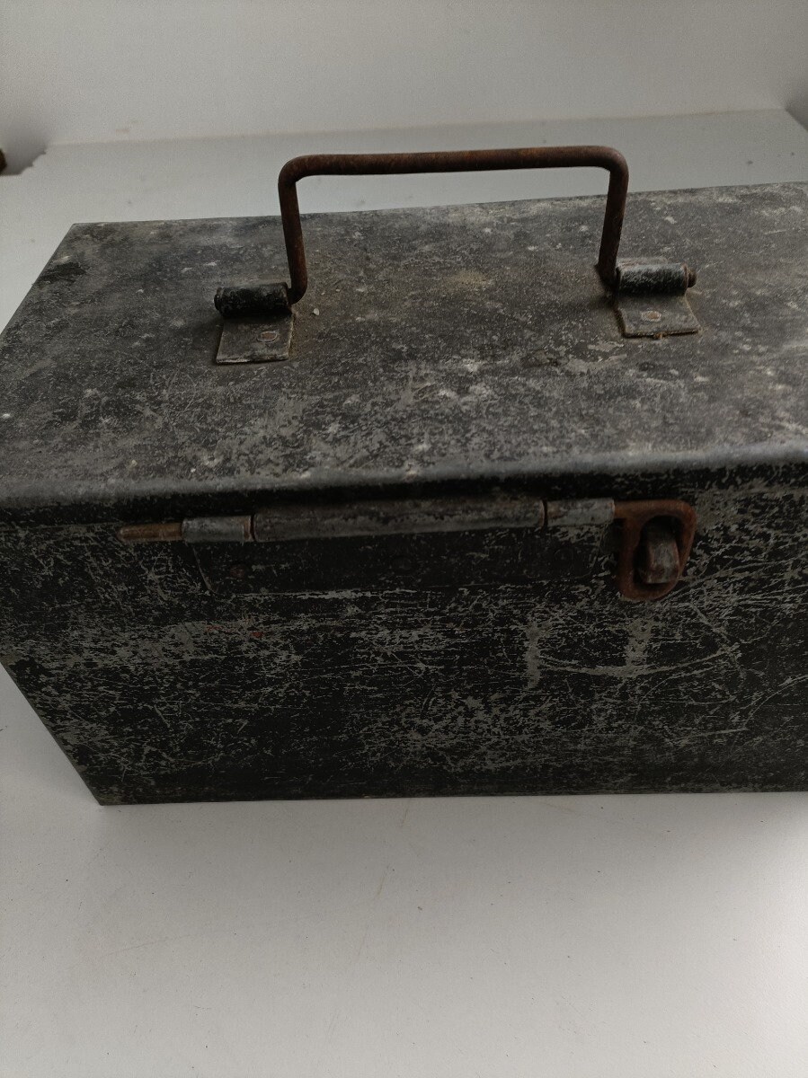 Merchant Cash Chest Money Box Old Hand Crafted Iron Antique Primitive ...