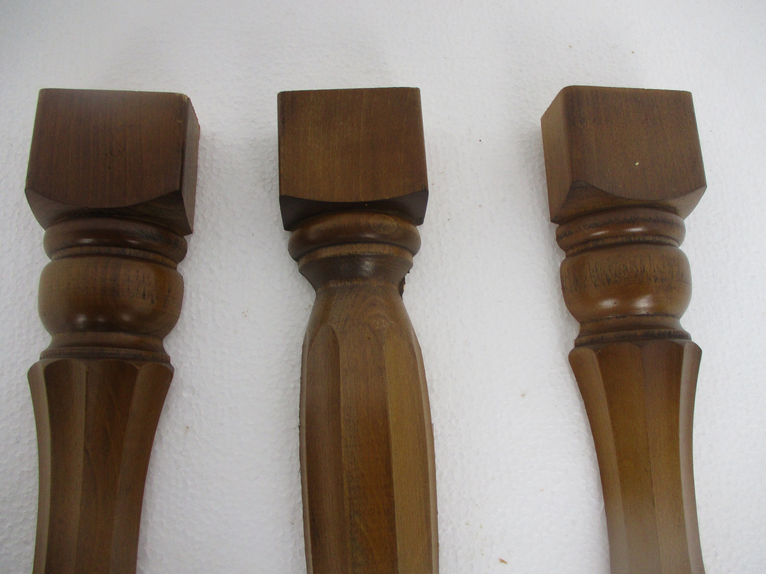 3 Reclaimed Carved Wood Large Spindles Balusters Trim Posts - Etsy UK