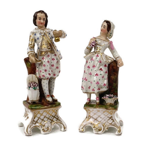 Antique Spanish Porcelain Figurines - Etsy